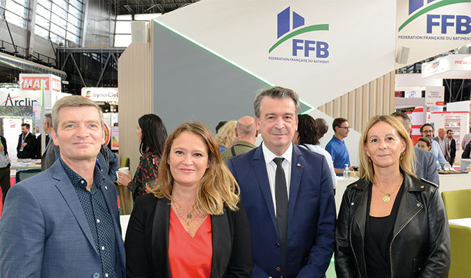 Mondial du bâtiment : le stand FFB fait le plein de politiques