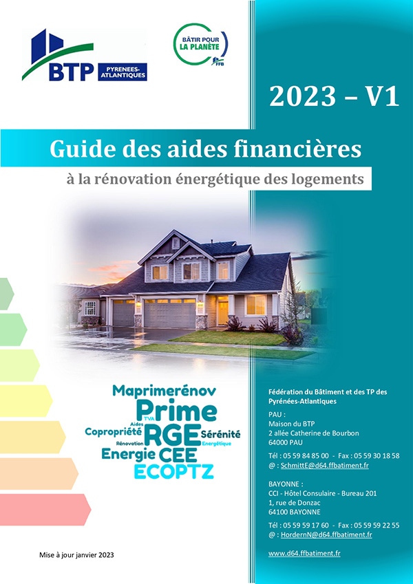 Nouveau guide des aides en rénovation 2023